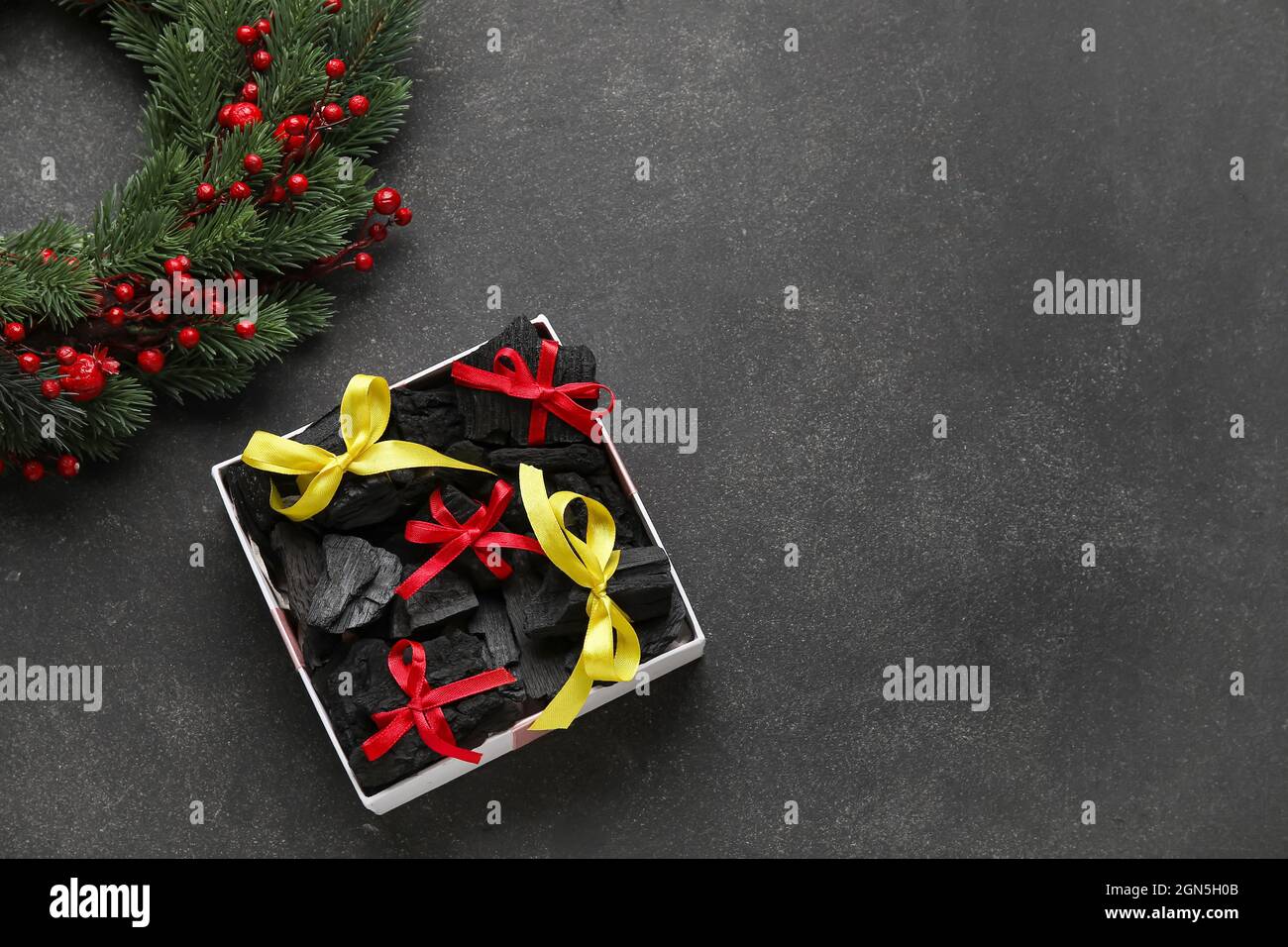 Box of coal gift hi-res stock photography and images - Alamy