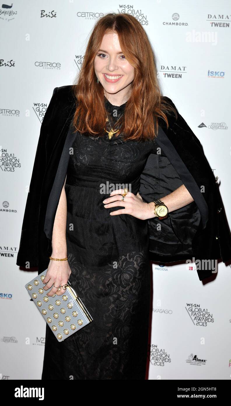 London. UK. Angela Scanlon at the WGSN Global Fashion Awards at the ...
