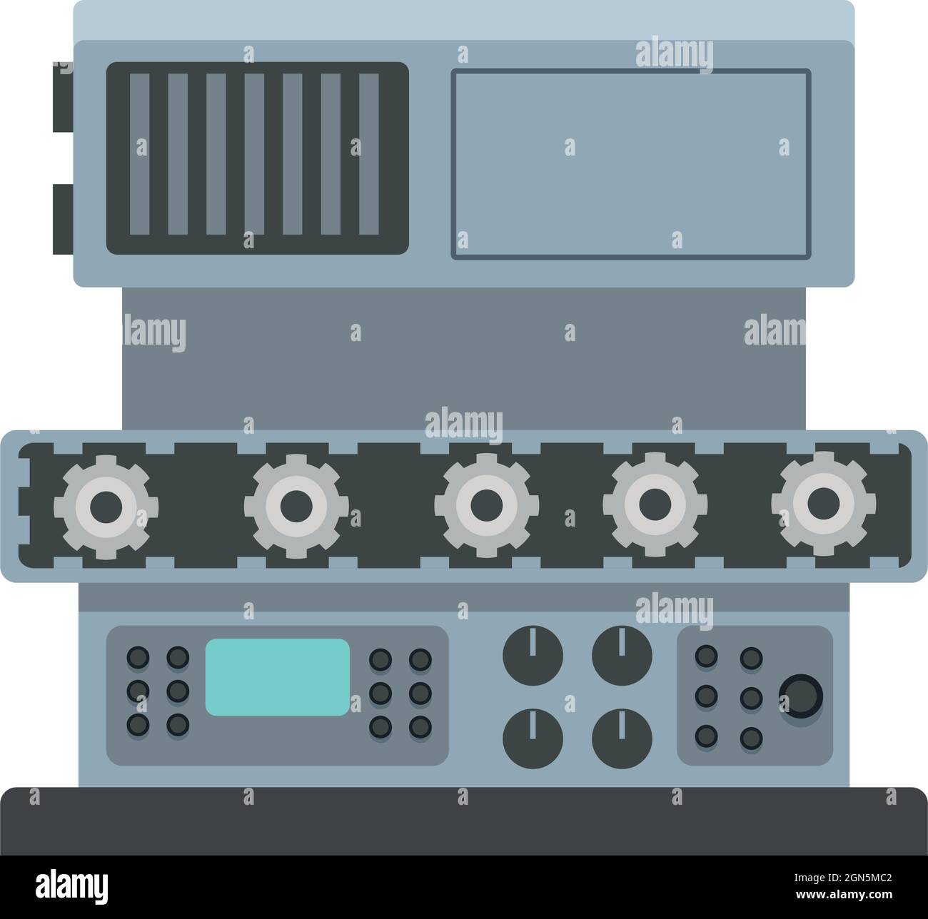 gray band machine Stock Vector Image & Art - Alamy