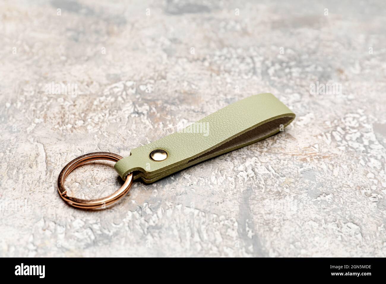 Green leather key holder hi-res stock photography and images - Alamy