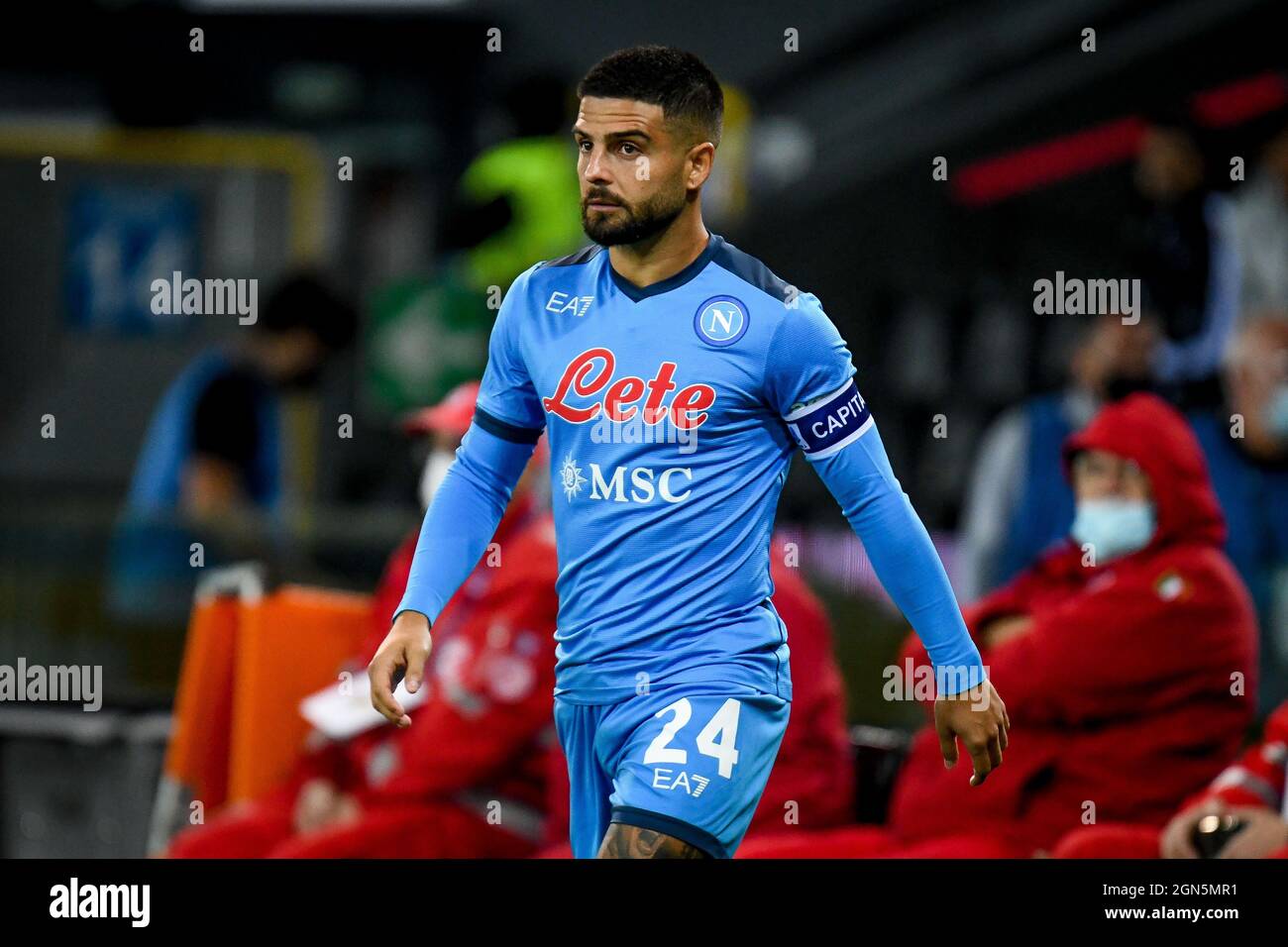 Friuli - Dacia Arena stadium, Udine, Italy, September 20, 2021, Lorenzo Insigne (Napoli) during ...