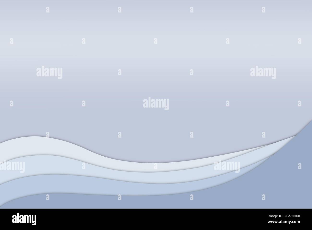 Abstract layered wavy shape on shades of gray modern curve pattern ...