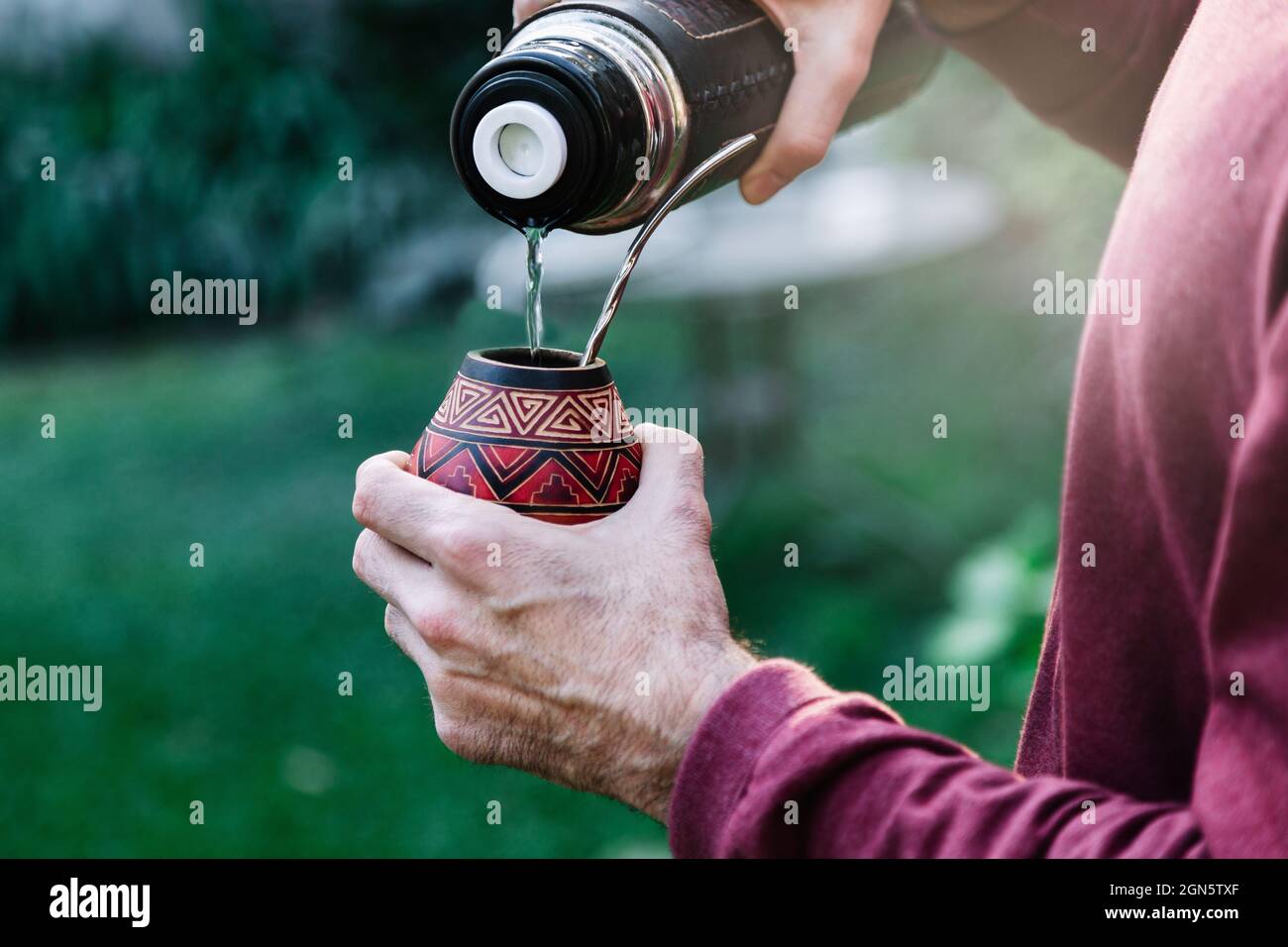 Drinking calabash hi-res stock photography and images - Alamy