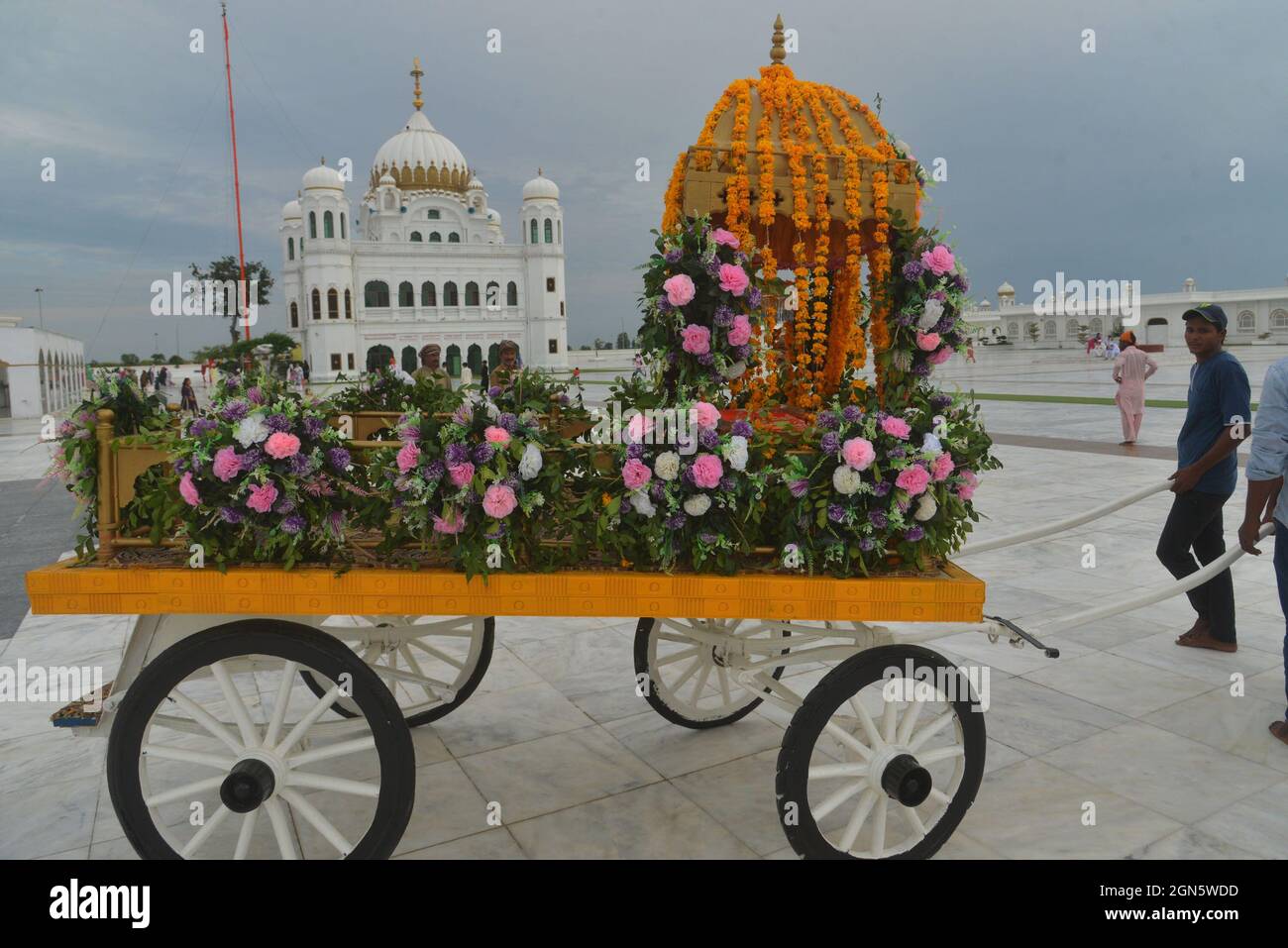 Pakistani Sikh Pilgrims are participating in their religious rituals ...