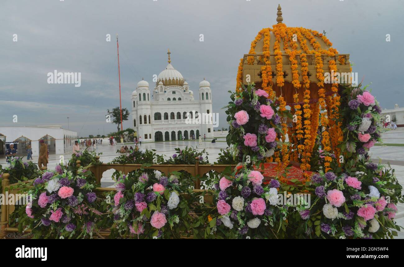 Pakistani Sikh Pilgrims are participating in their religious rituals ...