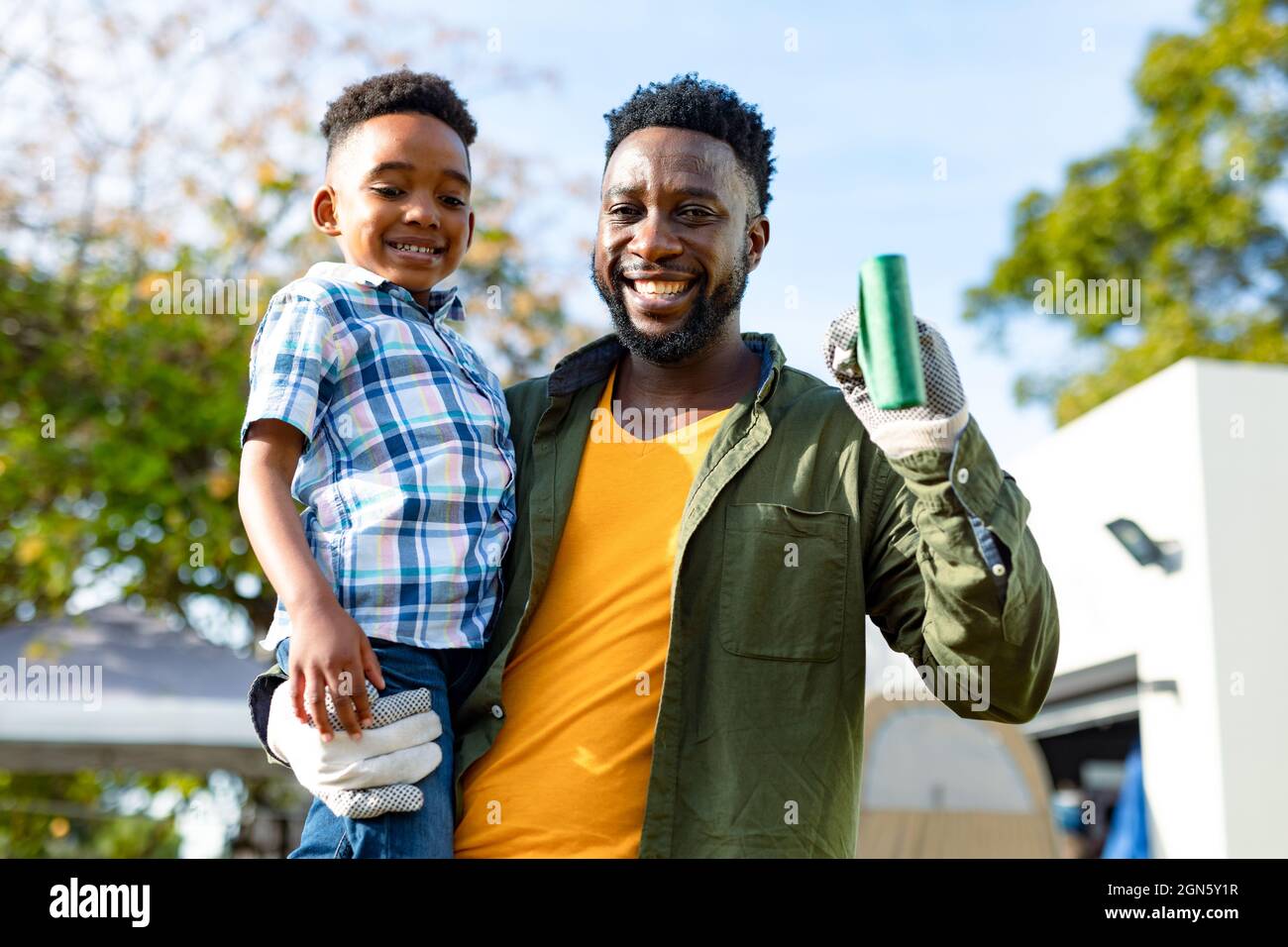 African american father hi-res stock photography and images - Alamy