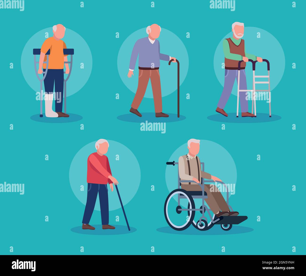 geriatrics five grandfathers Stock Vector Image & Art - Alamy