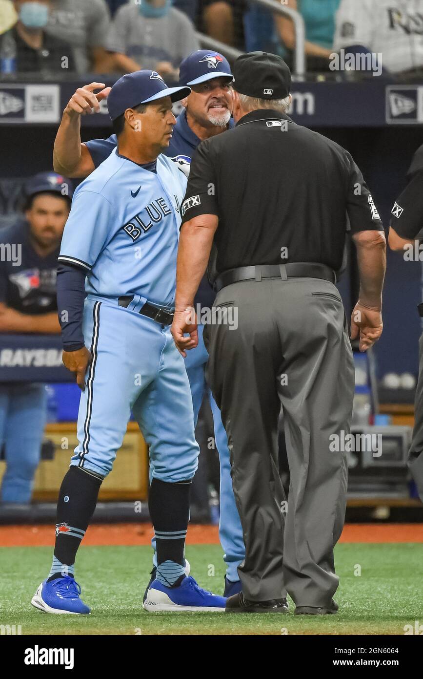 Coach umpire argue hi-res stock photography and images - Alamy