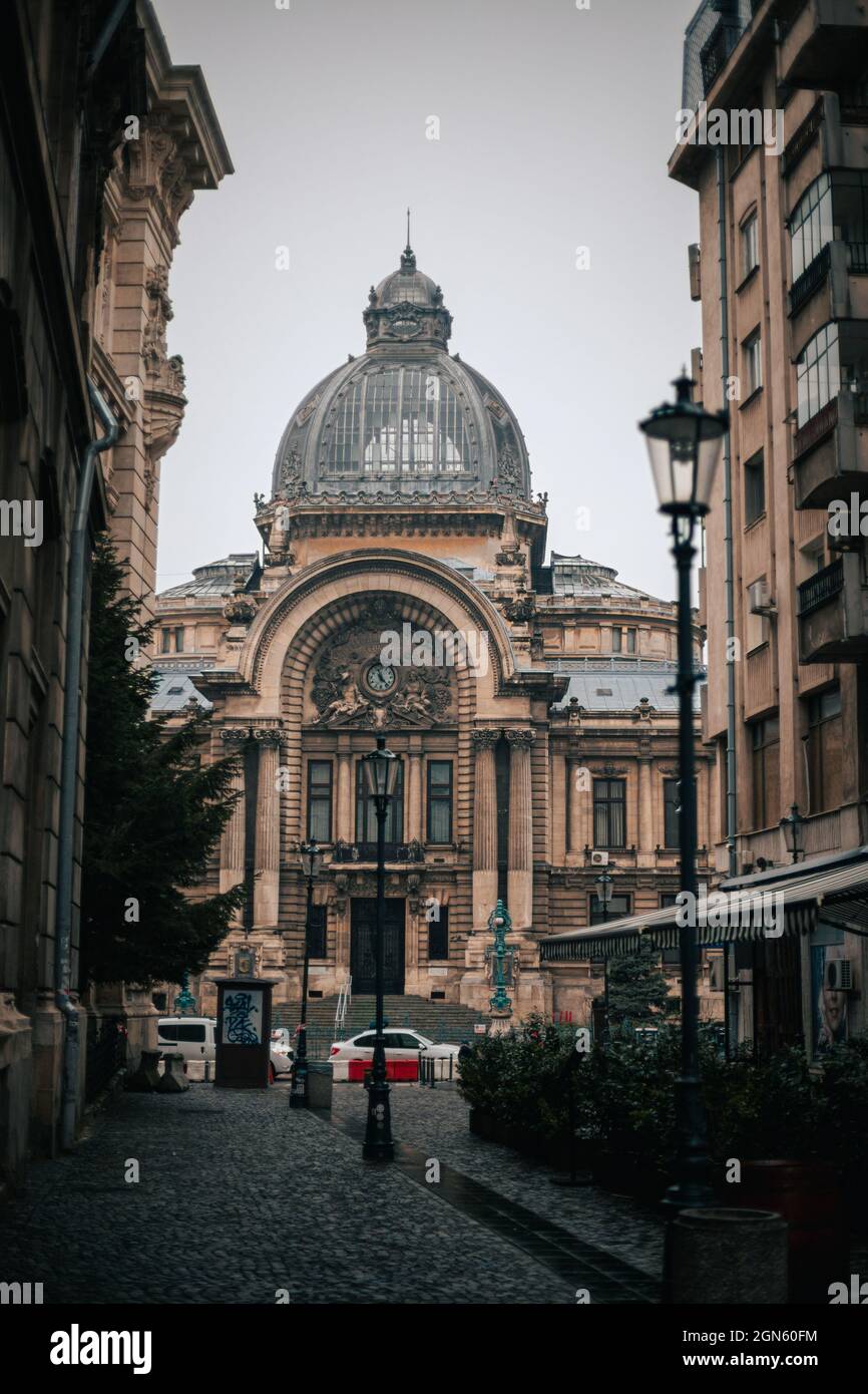 Architectural details of the National Museum of Romanian History in ...