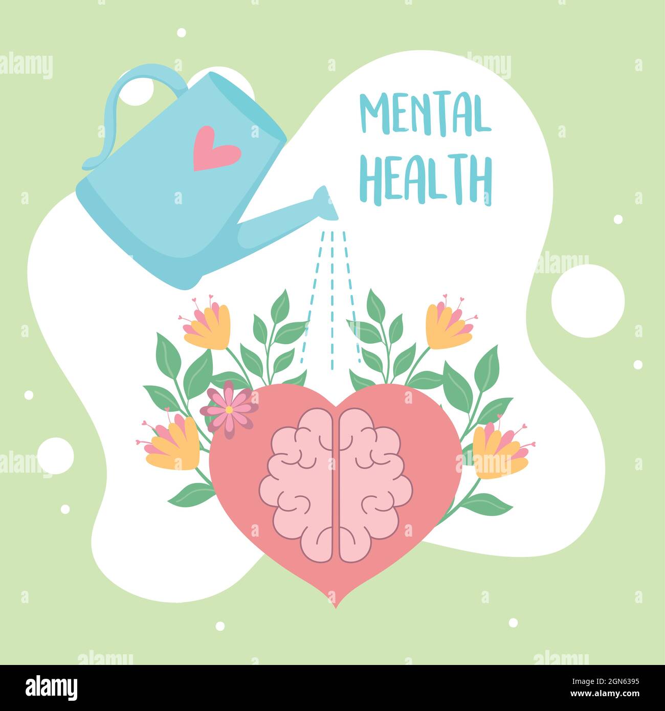 mental health love and care Stock Vector Image & Art - Alamy