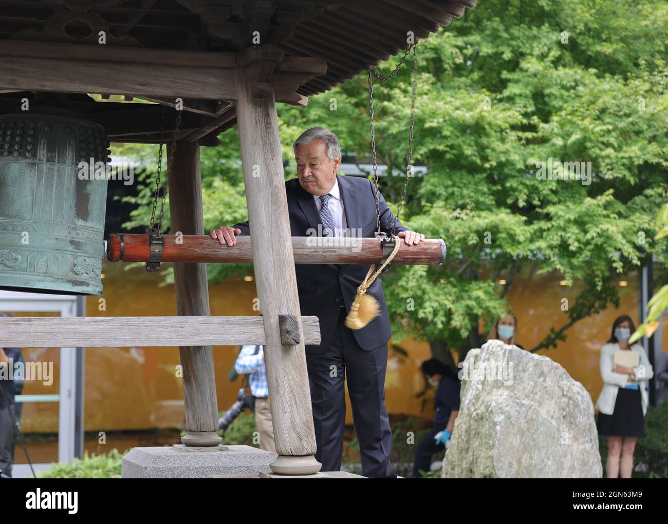 New York, NY, USA. 17th Sep, 2021. Secretary-General Antonio Guterres ...
