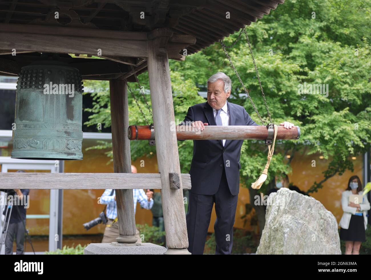 New York, NY, USA. 17th Sep, 2021. Secretary-General Antonio Guterres ...