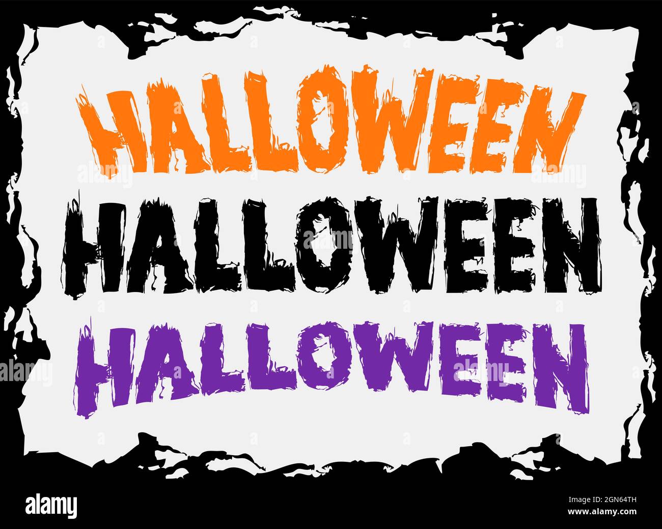 Halloween illustration on white background. Vector illustration Stock ...