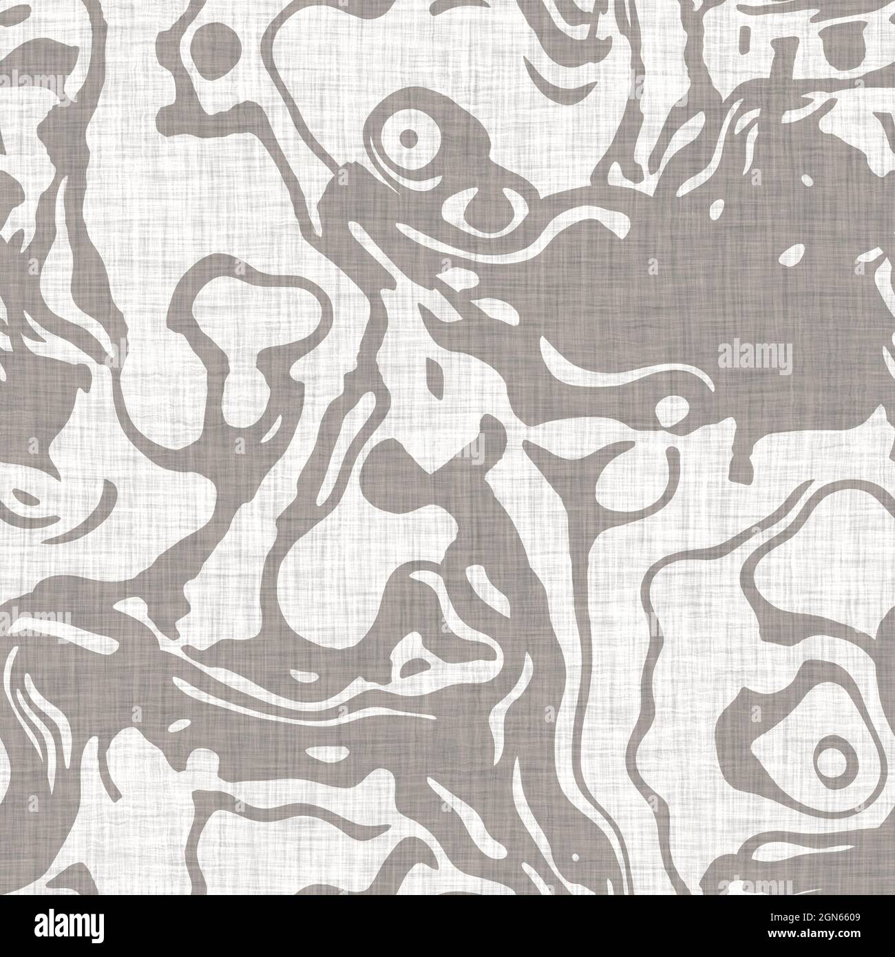 Seamless french neutral greige mottled farmhouse linen effect ...