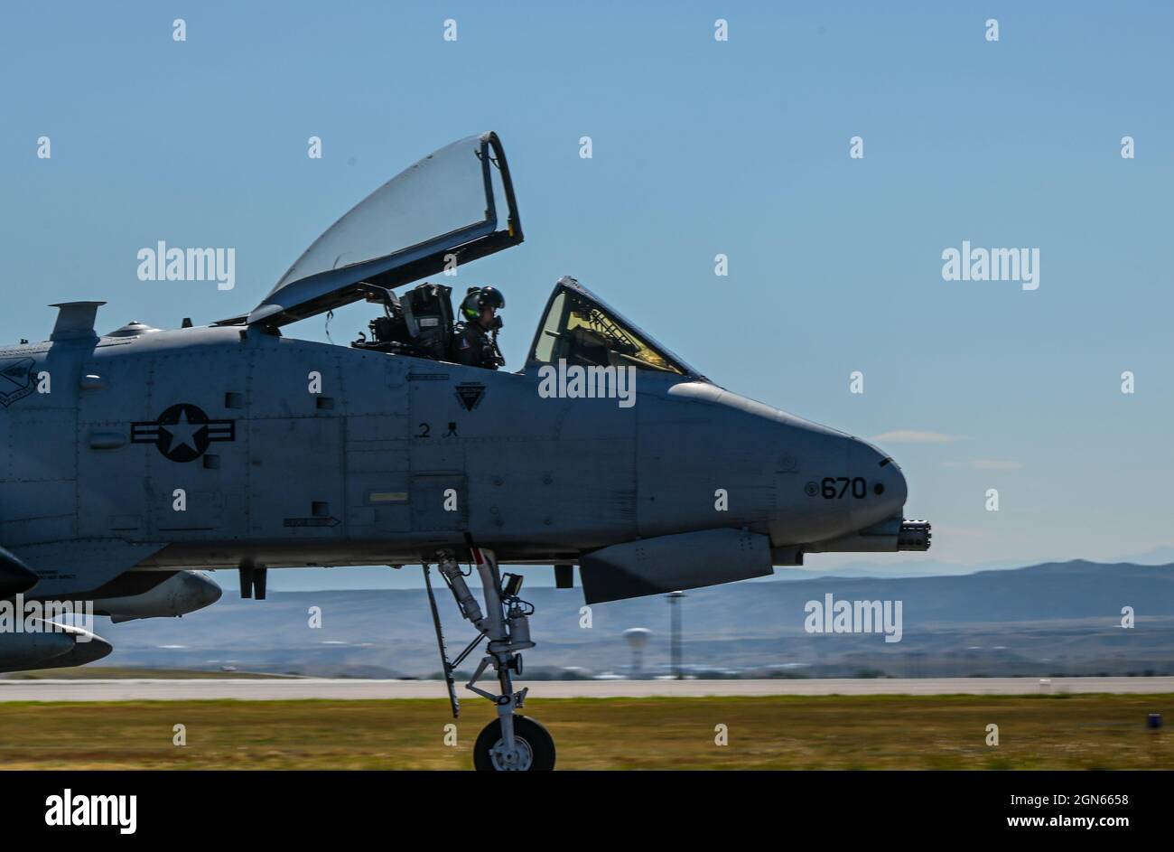 A U.S. Air Force Thunderbolt II assigned to the 354th Fighter Squadron ...