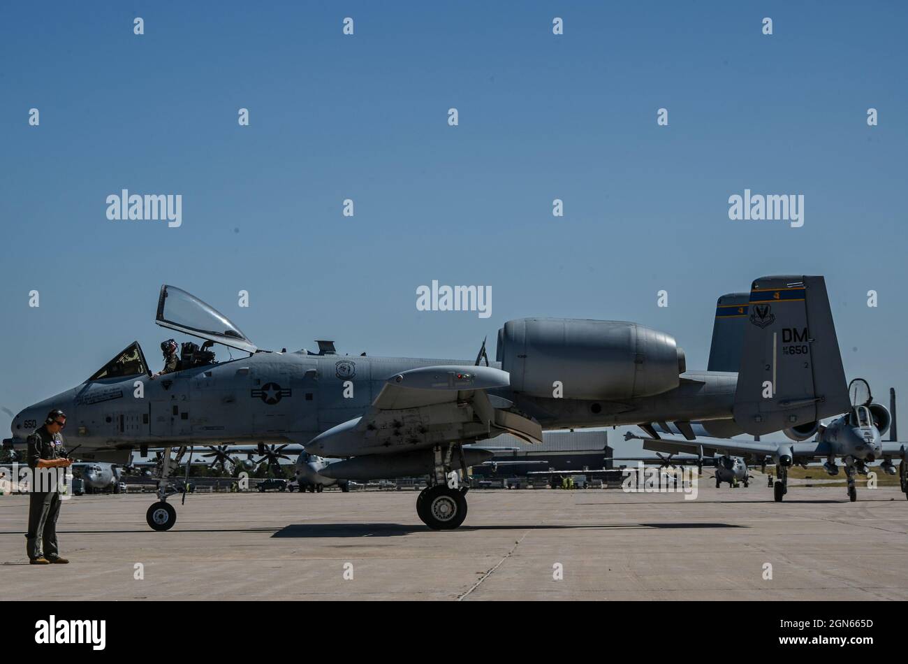 U.S. Air Force A-10 Thunderbolt IIs, assigned to the 354th Fighter ...