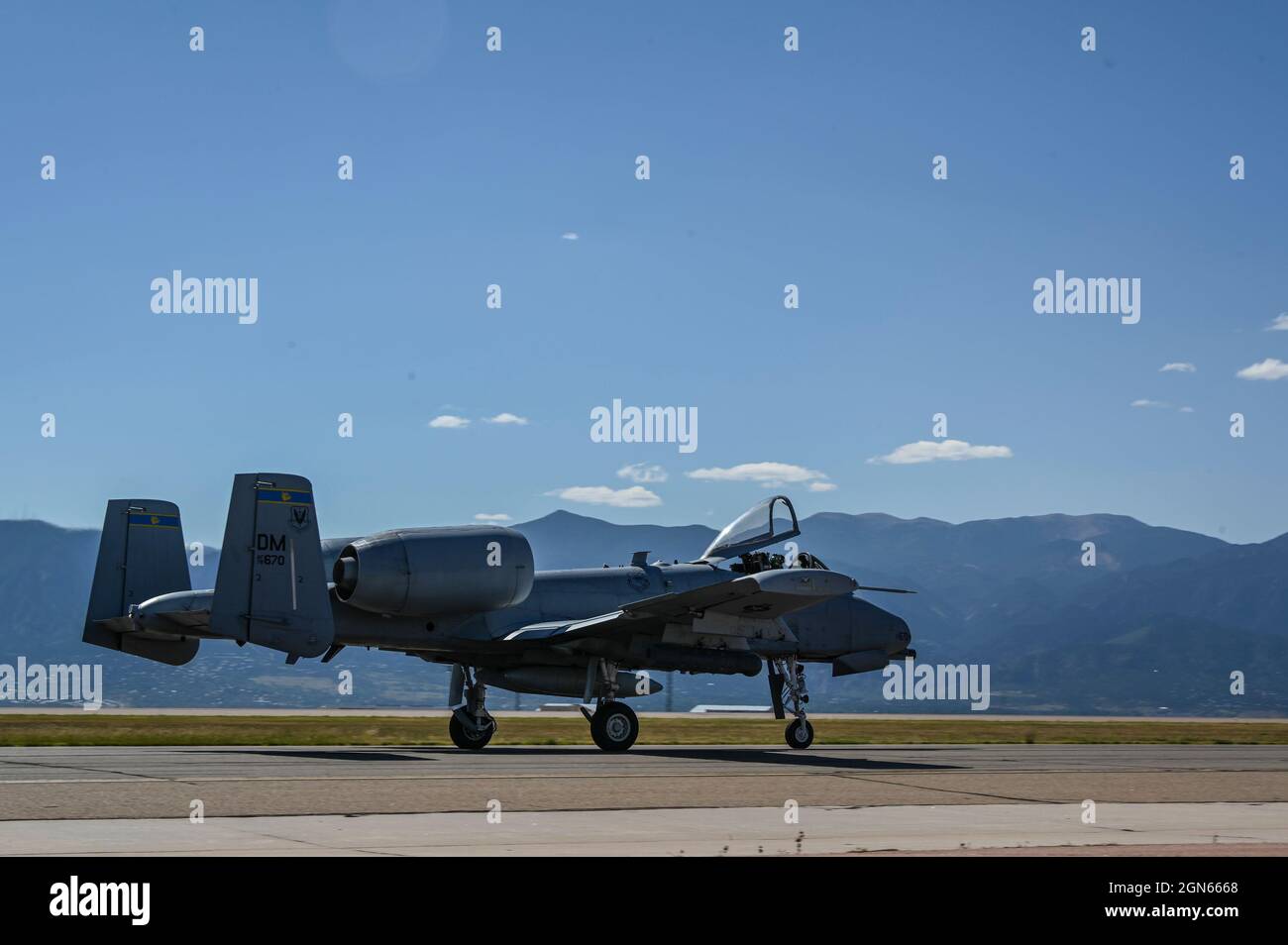 A U.S. Air Force Thunderbolt II assigned to the 354th Fighter Squadron ...
