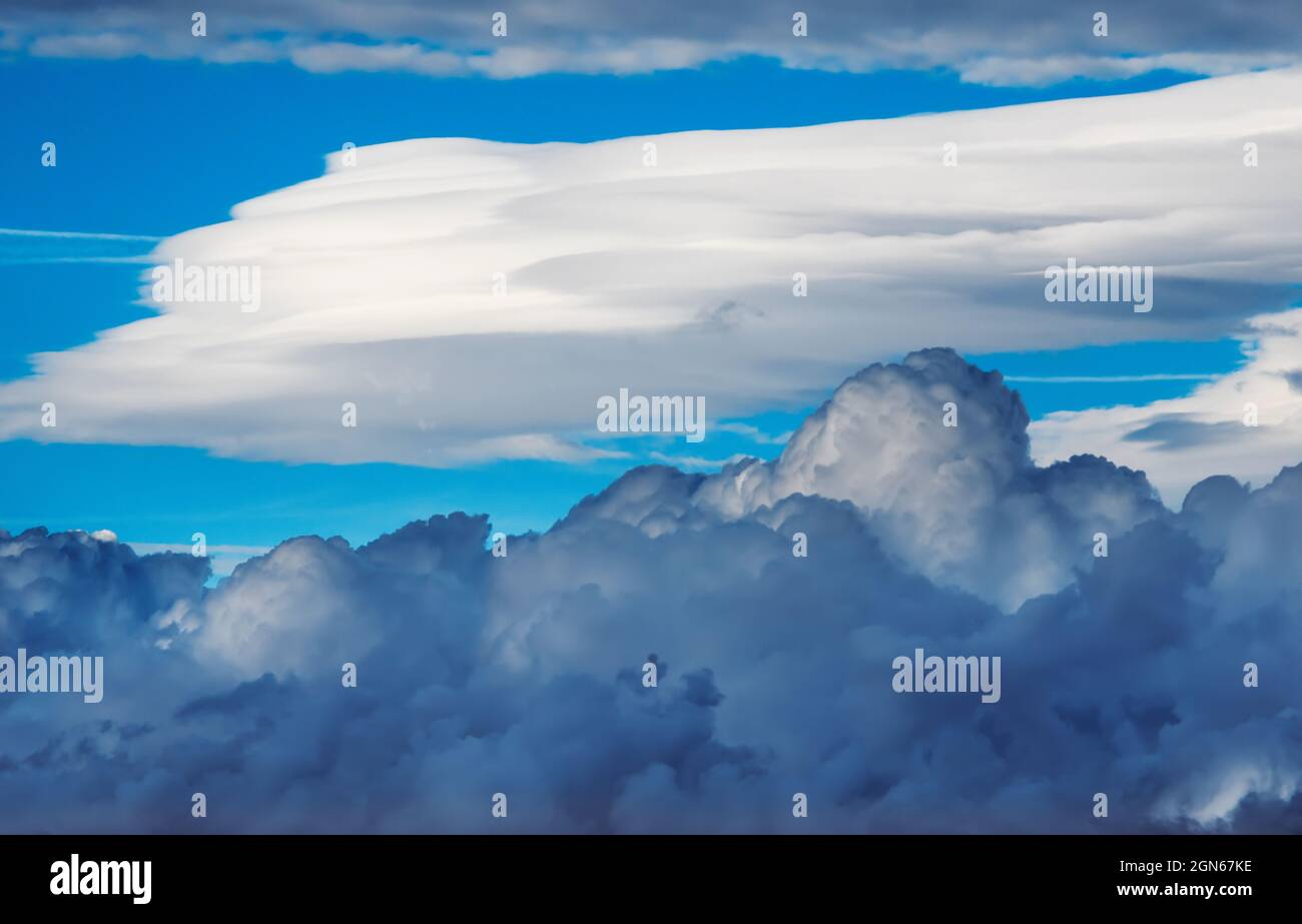 Clouds, Vulcano Island, Aeolian Islands, Sicily, Italy Stock Photo - Alamy