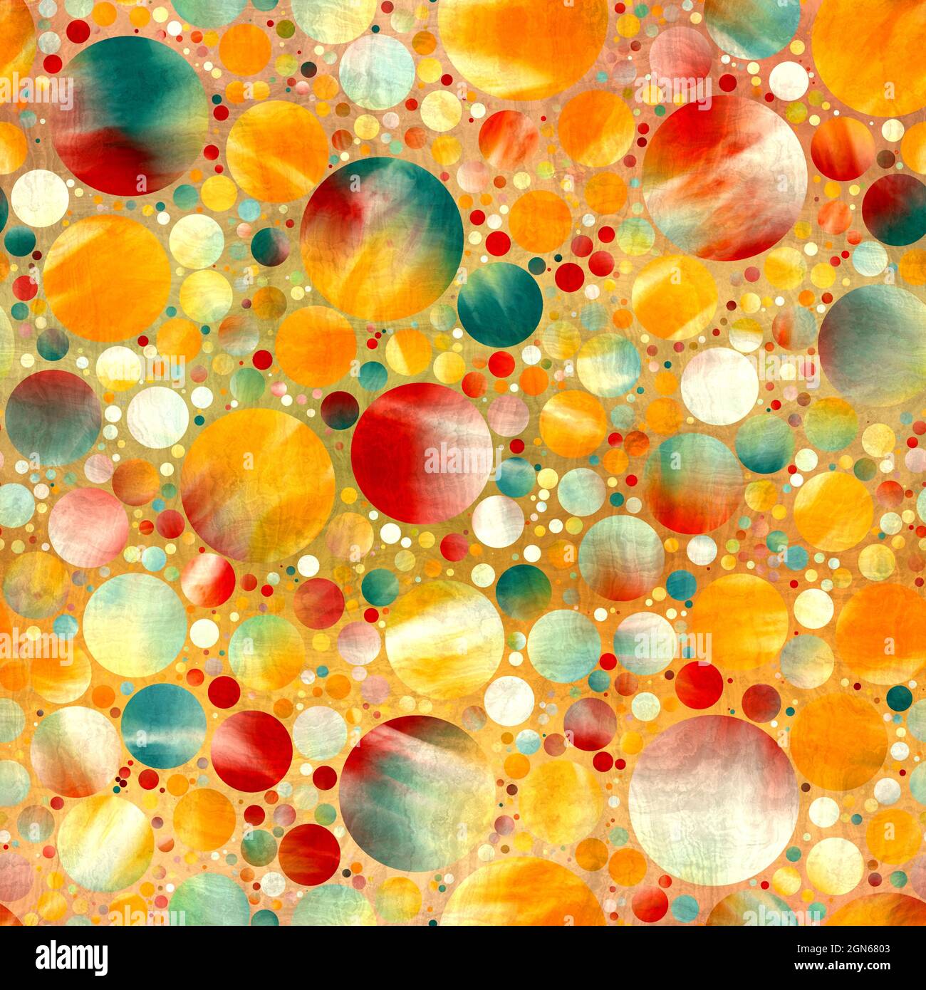 Seamless abstract circle geo pattern for surface print Stock Photo - Alamy