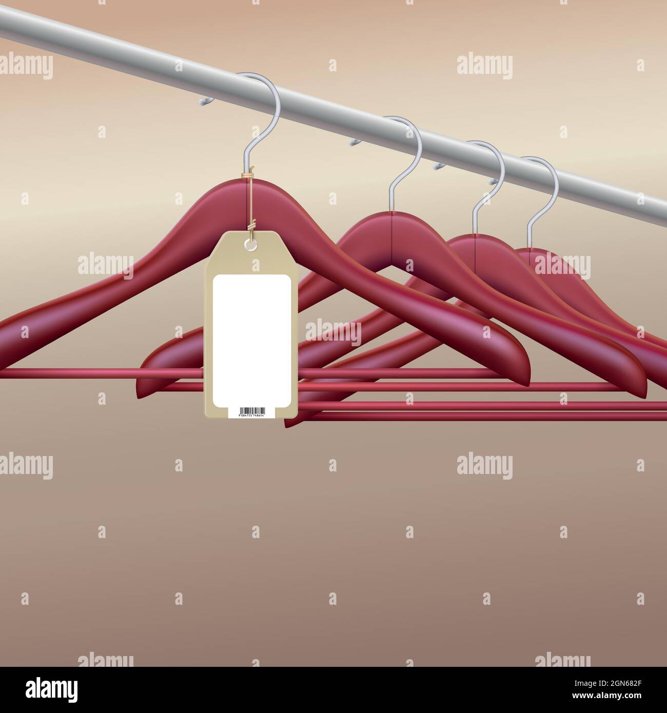 Empty hangers closet hi-res stock photography and images - Alamy