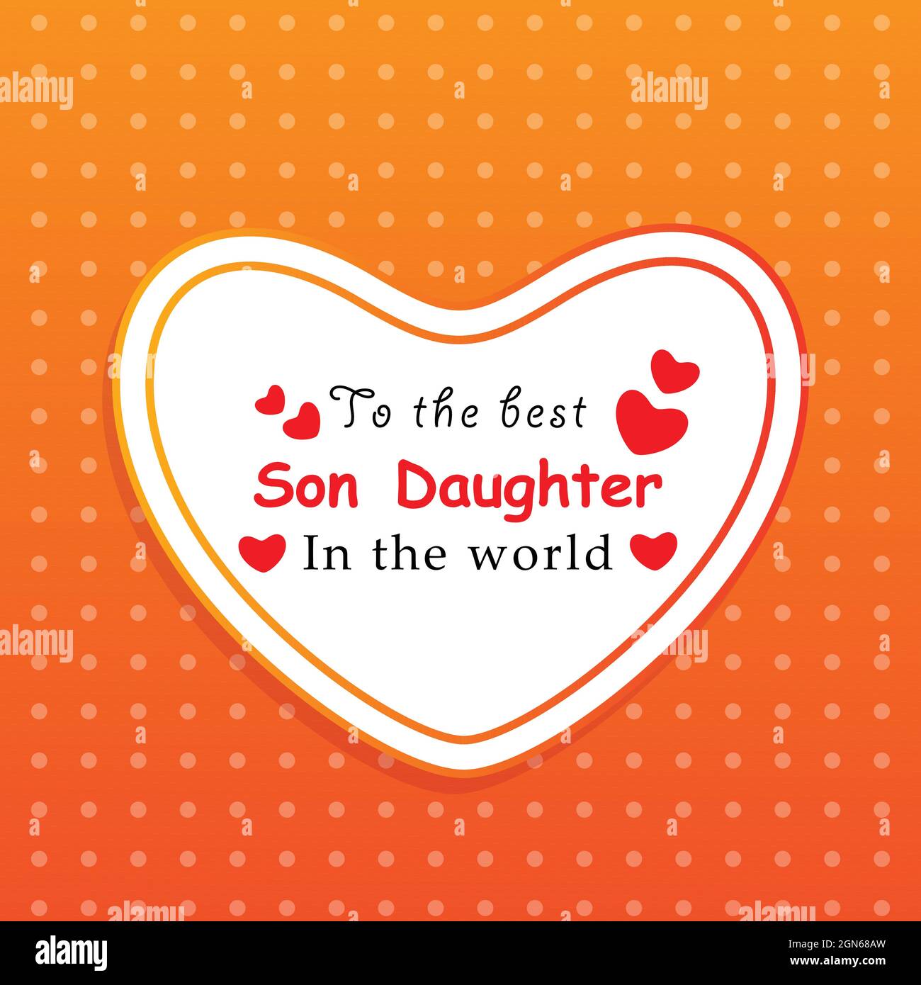 Son's Daughter's Day Background Stock Vector Image & Art - Alamy