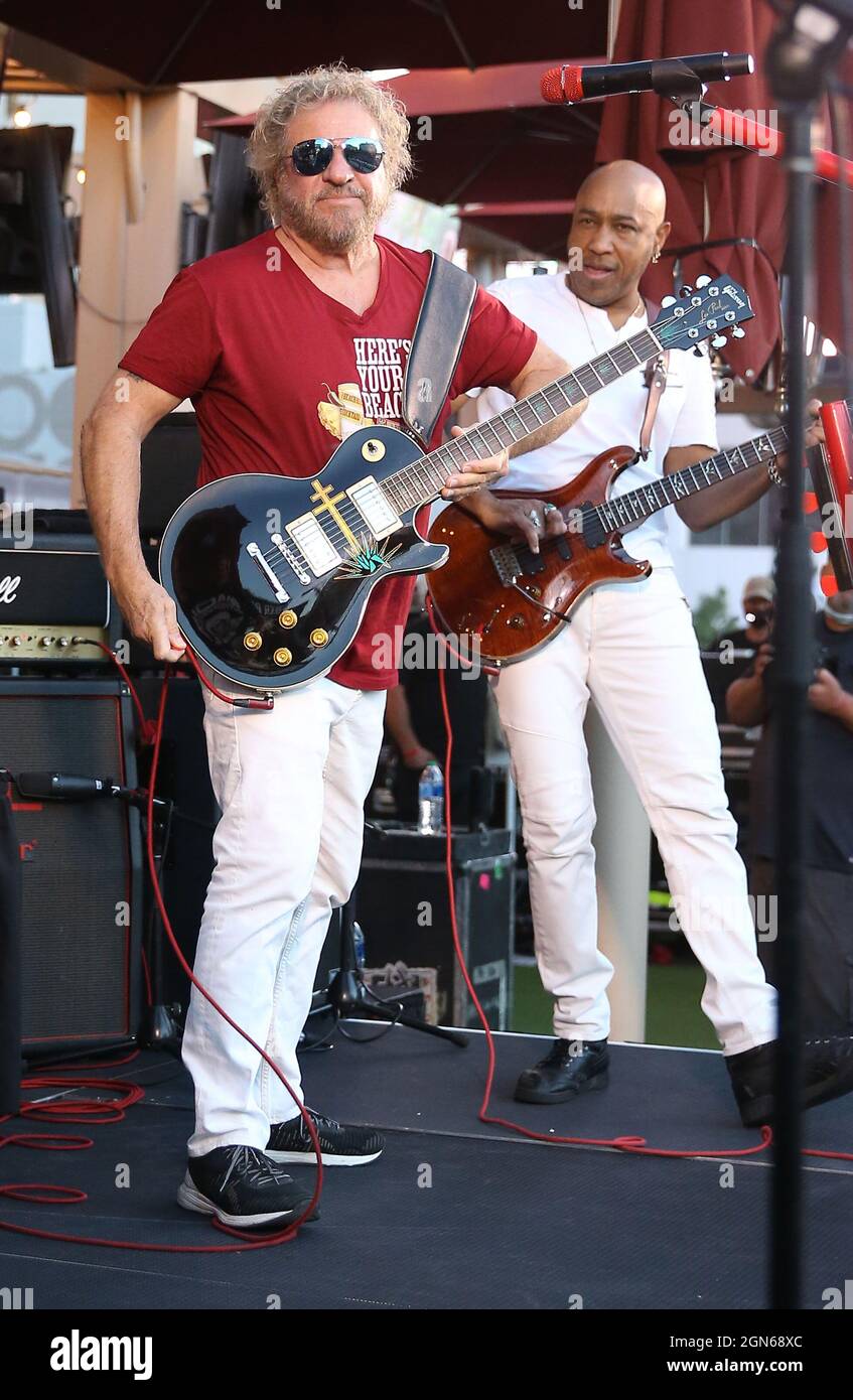Las Vegas, NV, USA. 22nd Sep, 2021. Sammy Hagar.Rock Legend Sammy Hagar ...