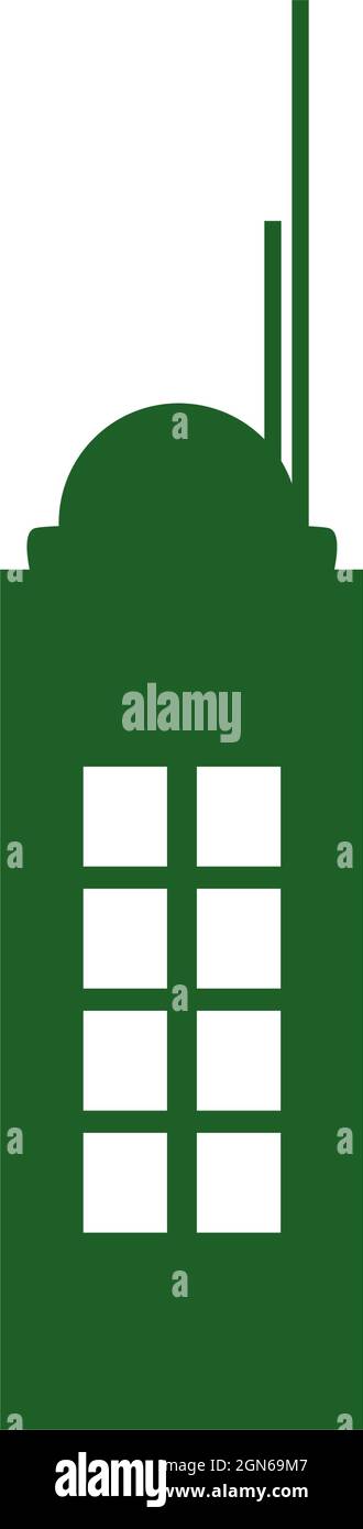 green building tower on white background Stock Vector Image & Art - Alamy