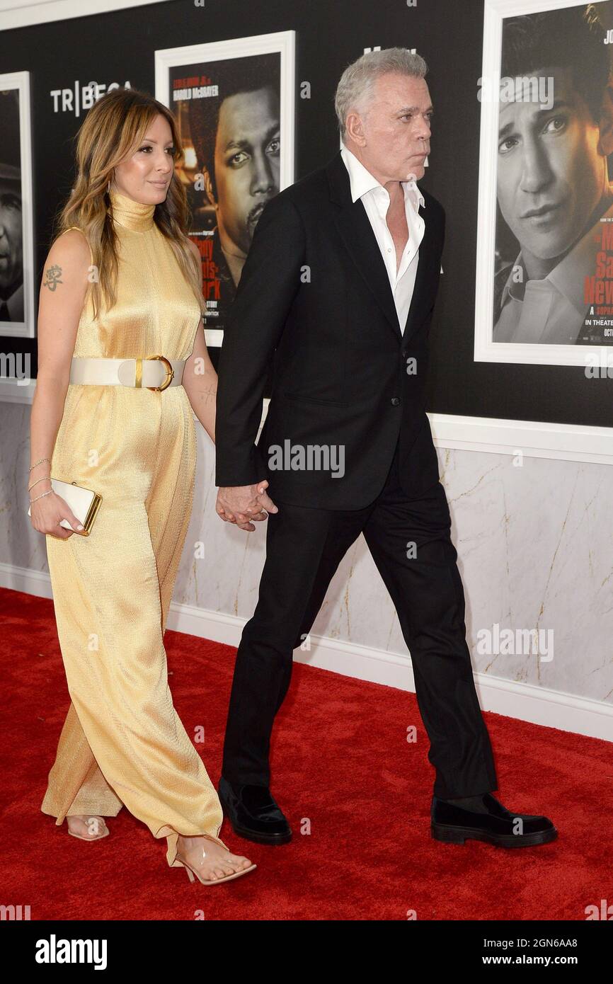 New York, NY, USA. 22nd Sep, 2021. Jacy Nittolo, Ray Liotta at arrivals ...