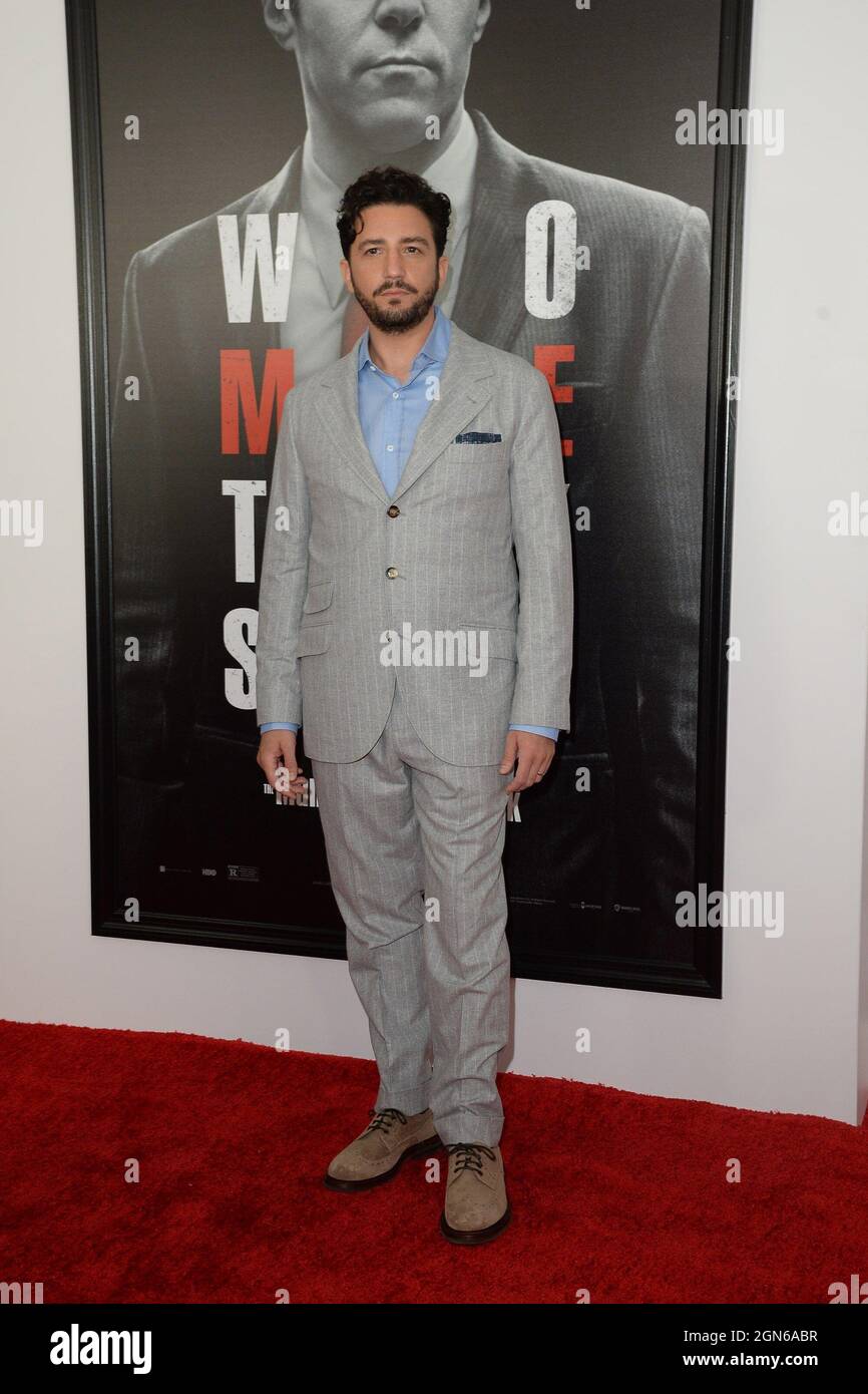 New York, NY, USA. 22nd Sep, 2021. John Magaro at arrivals for THE MANY ...