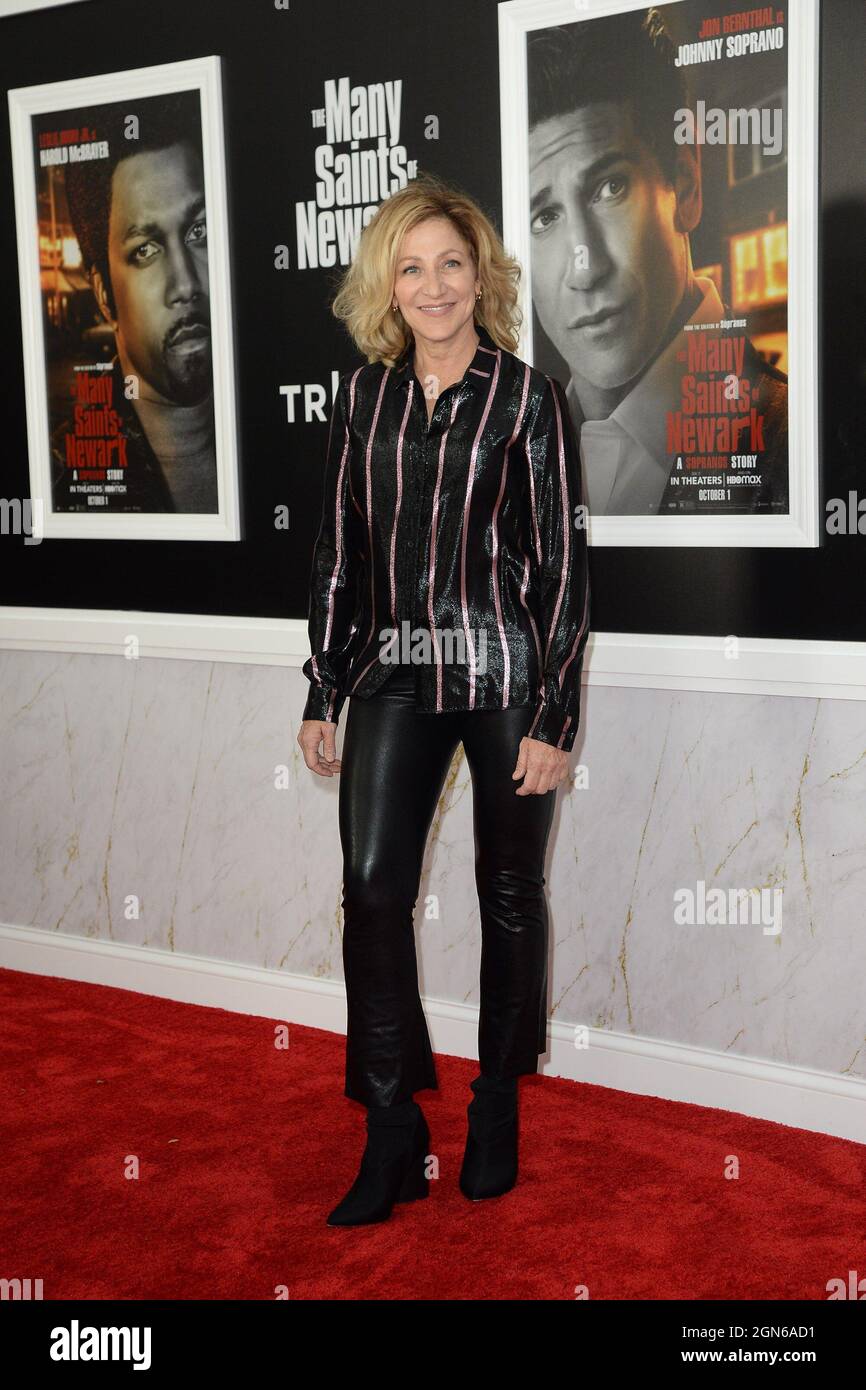 New York, NY, USA. 22nd Sep, 2021. Edie Falco at arrivals for THE MANY ...