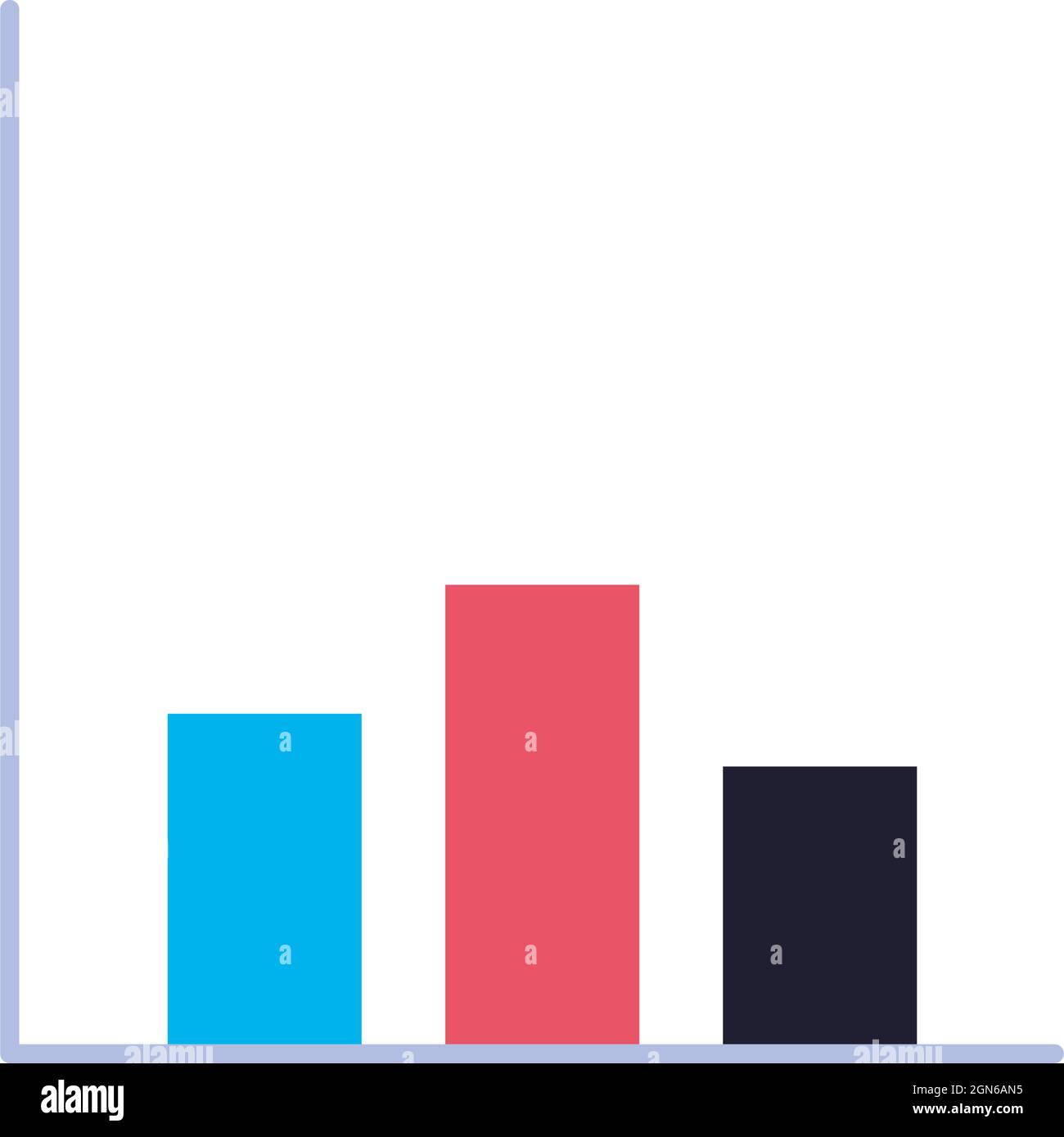 bars chart on white background Stock Vector Image & Art - Alamy