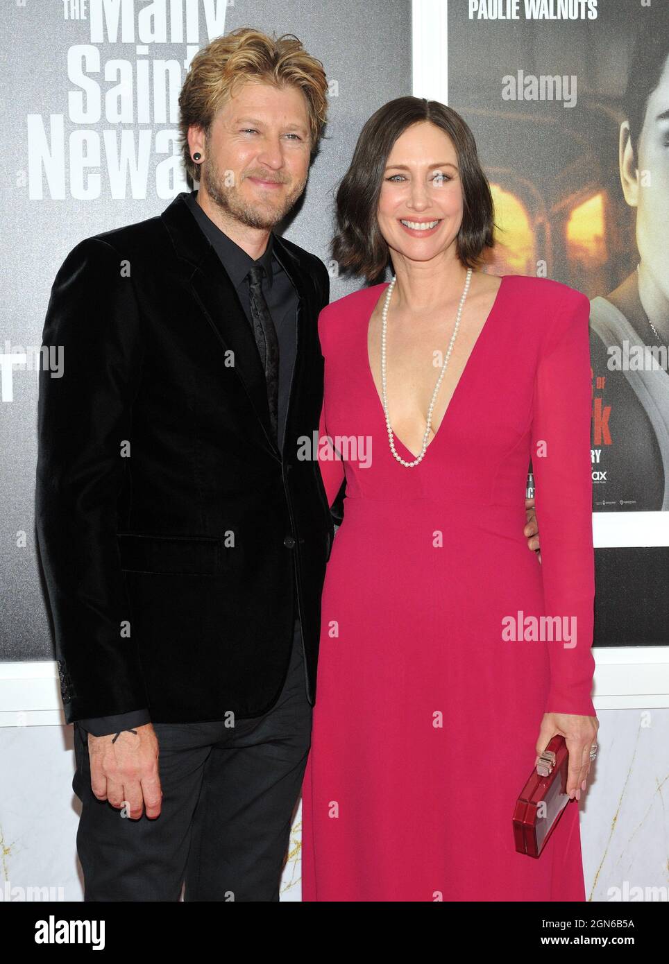 New York, USA. 22nd Sep, 2021. L-R: Renn Hawkey and Vera Farmiga attend ...