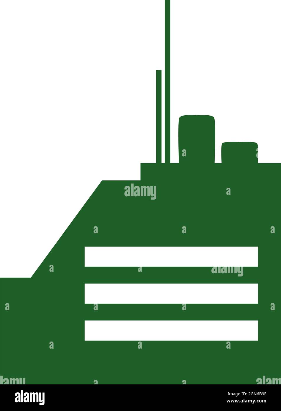 green building on white background Stock Vector Image & Art - Alamy