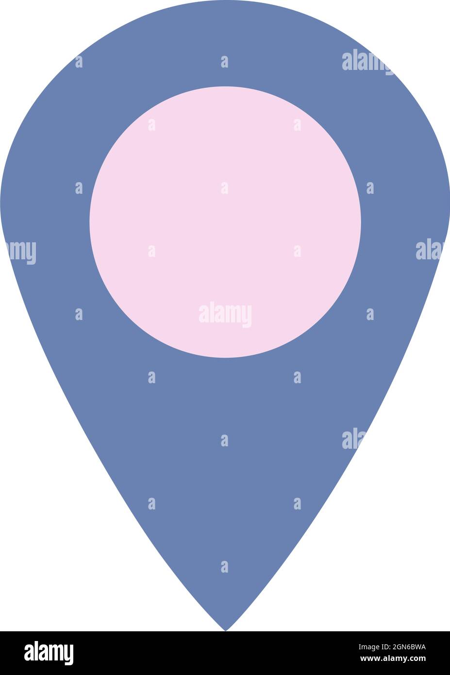 gps mark on white background Stock Vector Image & Art - Alamy