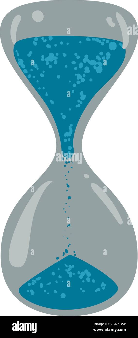 Water hourglass on white background Stock Vector Image & Art - Alamy