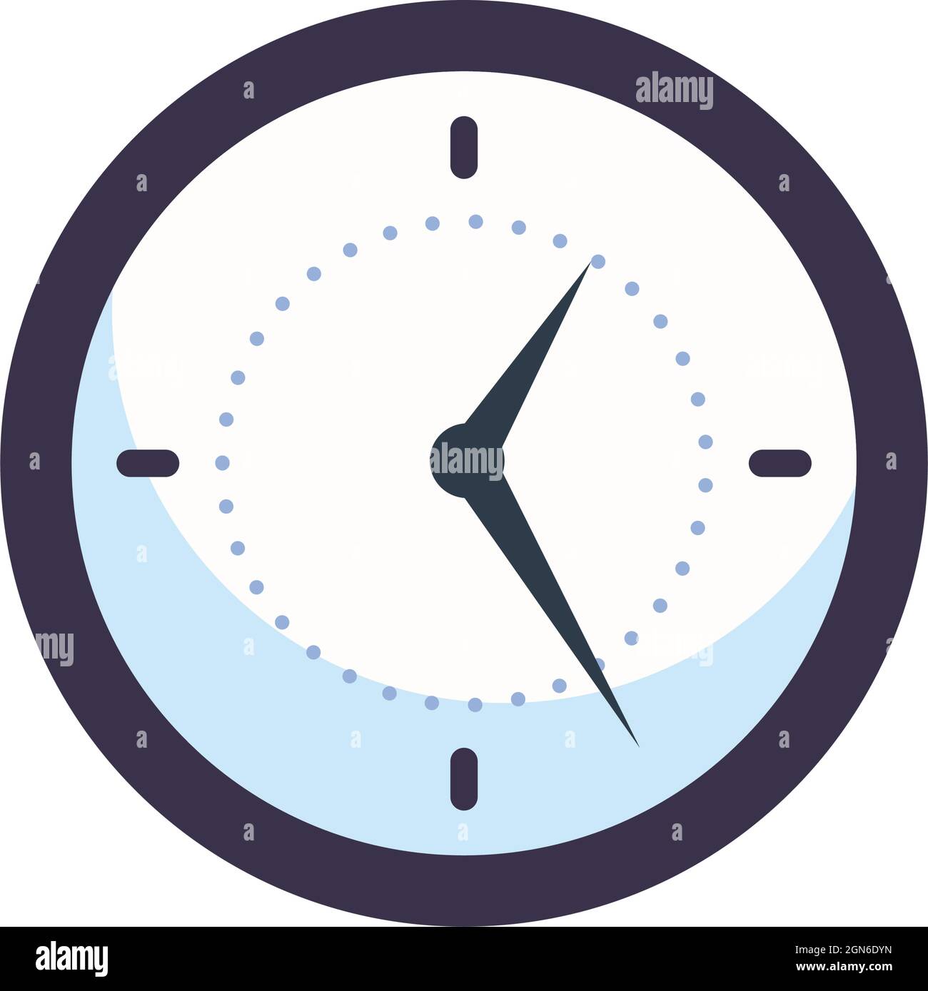 time clock on white background Stock Vector Image & Art - Alamy