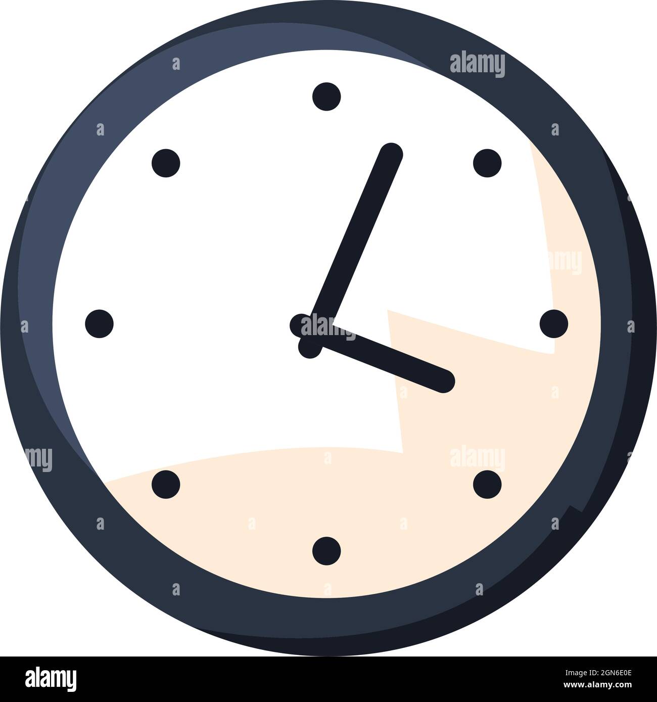 time clock on white background Stock Vector Image & Art - Alamy