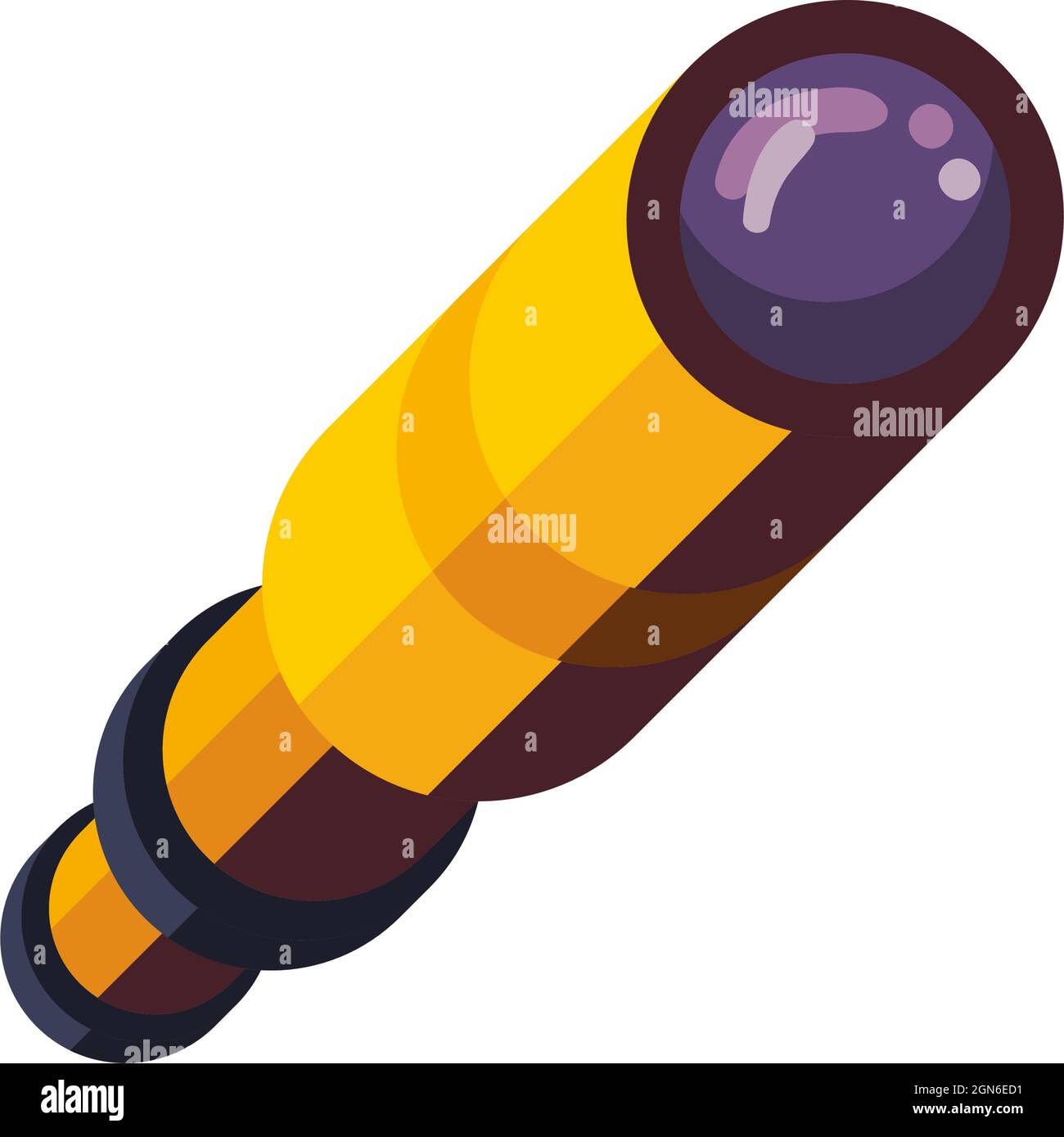 science telescope on white background Stock Vector Image & Art - Alamy
