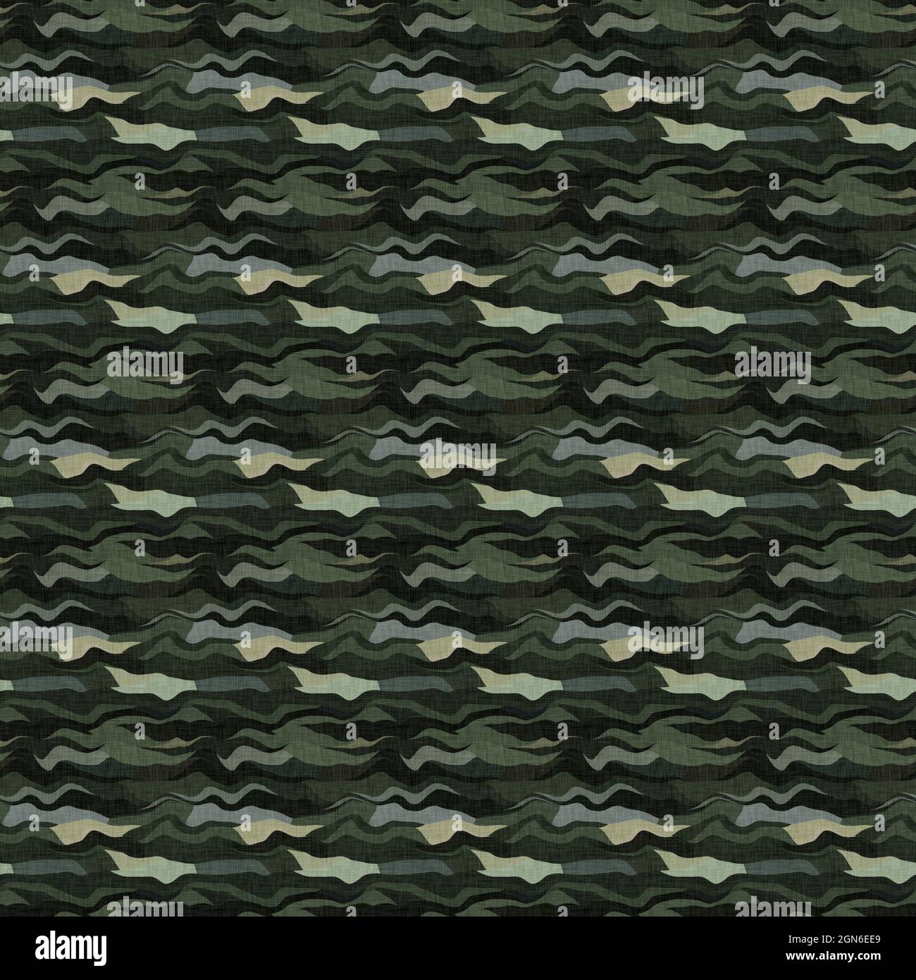Camouflage dark underbrush wood style texture material. Seamless ...