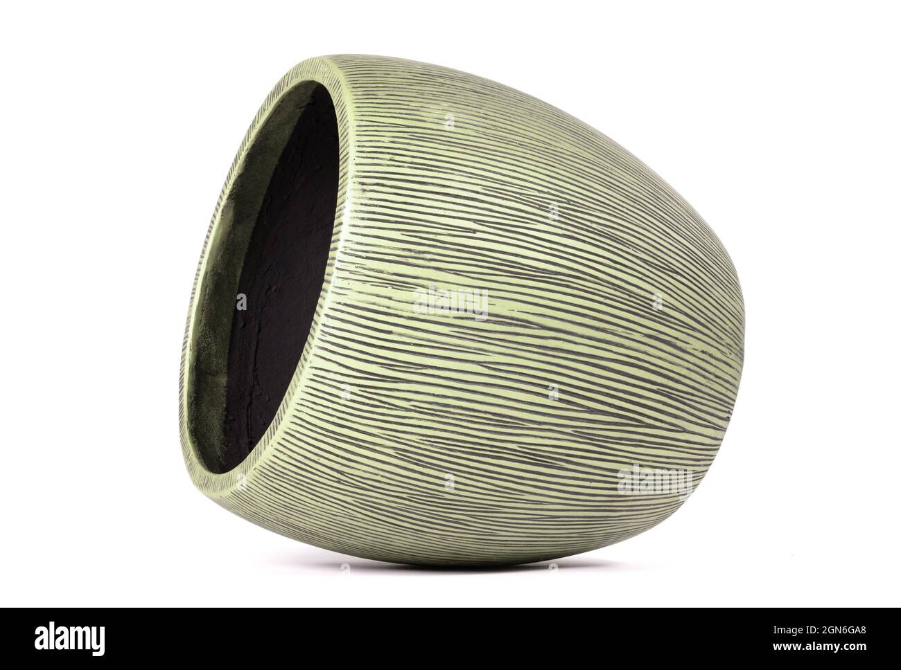 Large modern vase, isolated on white background Stock Photo - Alamy