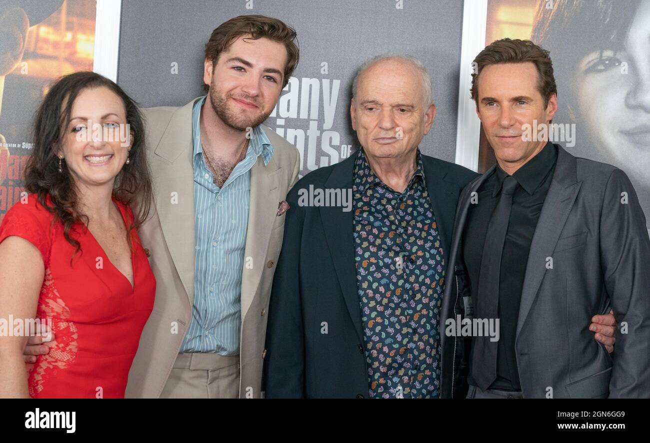 Michele DeCesare, Michael Gandolfini, David Chase, and Alessandro ...