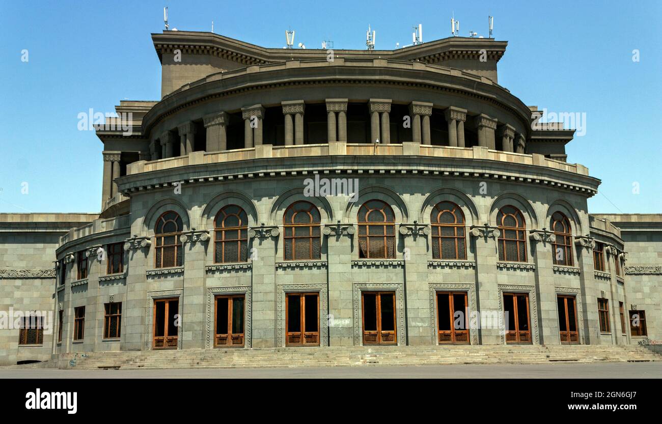 Opera and ballet theatre in Yerevan,Armenia Stock Photo - Alamy