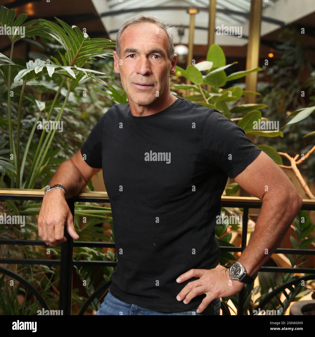 Exclusive - Mike Horn poses in Paris, France on September 22, 2021 ...