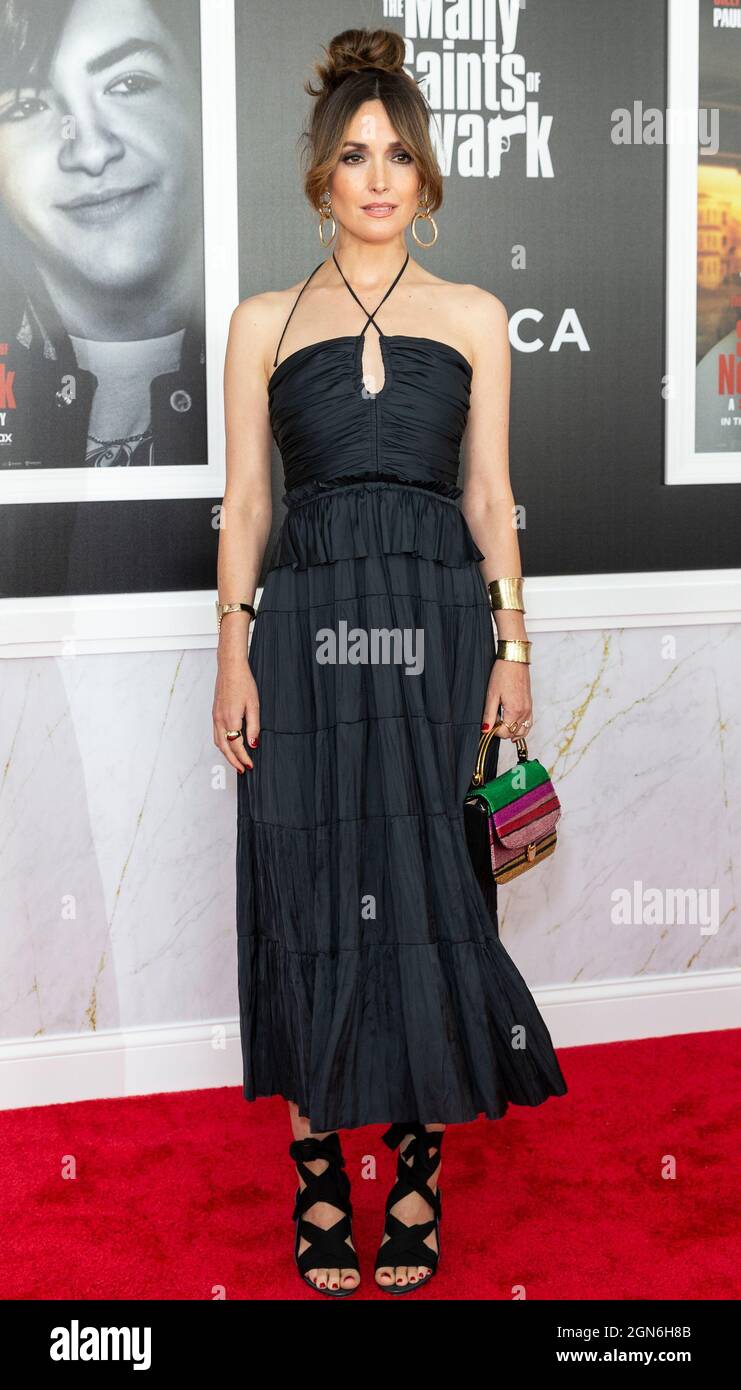 New York, USA. 22nd Sep, 2021. Rose Byrne attend premiere of The Many ...