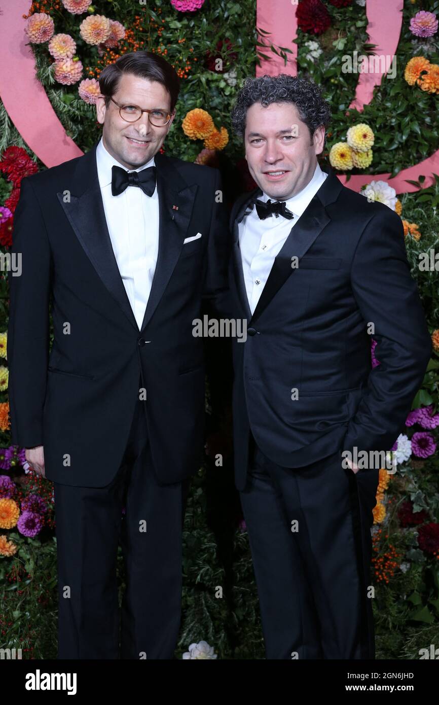 Alexander Neef and Gustavo Dudamel attend the Gustavo Dudamel's ...