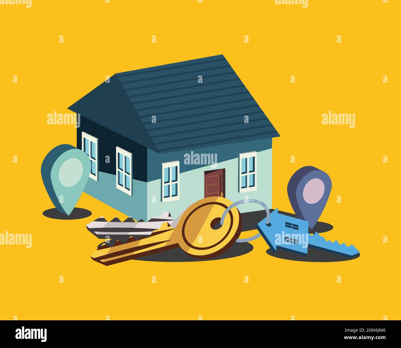 House marks Stock Vector Images - Alamy