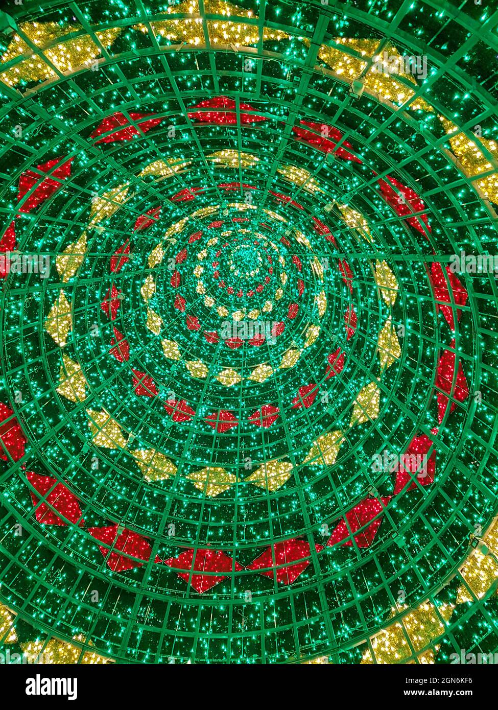 Low angle shot of a mosaic pattern with bright colors Stock Photo - Alamy