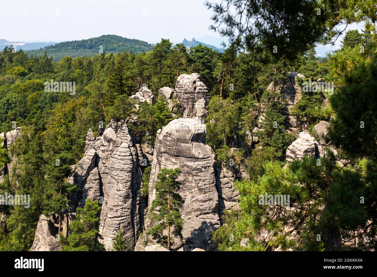 The Prachov Rocks, Rock Towers, Bohemian Paradise, Cesky raj, rock ...