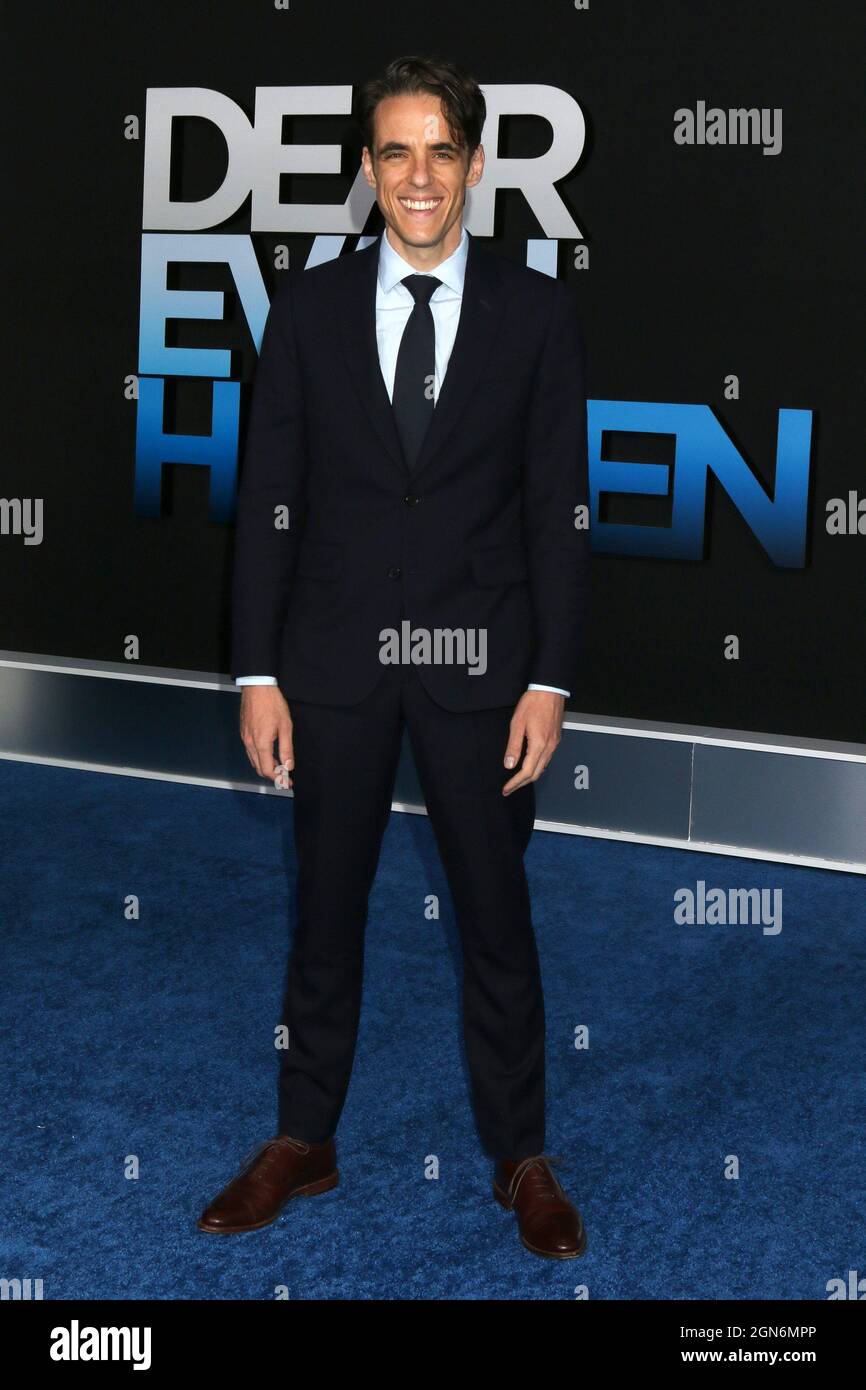 LOS ANGELES - SEP 22: Steven Levenson at the Dear Evan Hansen Premiere ...