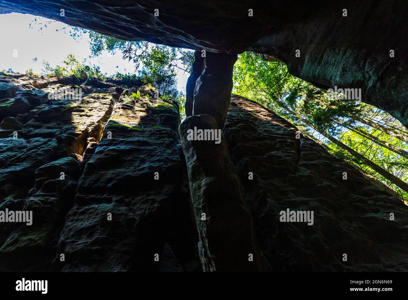 The Prachov Rocks, Rock Towers, Bohemian Paradise, Cesky raj, rock ...